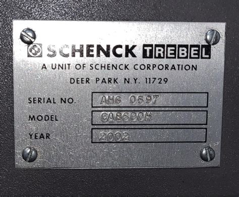 1500 Lb Schenck Model H30bu Horizontal Balancing Machine Adams Machinery Company