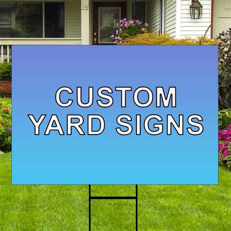 Custom Photo Yard Signs At Kelley Bishop Blog
