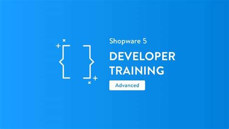 Shopware Developer Training Advanced English