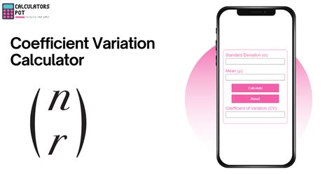 Coefficient Variation Calculator Calculatorspot