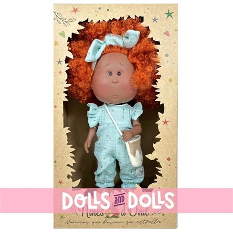 Nines D Onil Doll Cm Mia Articulated Redhead With Light Blue Dress Dolls And Dolls