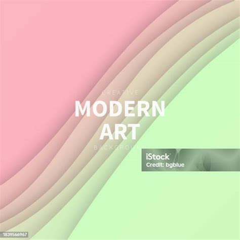 핑크 추상 물결 모양 종이 컷 배경 트렌디 한 3d 디자인 3차원 형태에 대한 스톡 벡터 아트 및 기타 이미지 3차원 형태 곡선 그라데이션 Istock