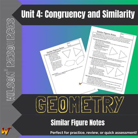 Similar Figures Notes Postulates And Theorems Sss Sas Aa Tpt