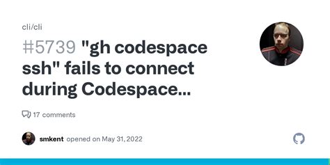 Gh Codespace Ssh Fails To Connect During Codespace Instance First Boot Lifetime · Issue 5739