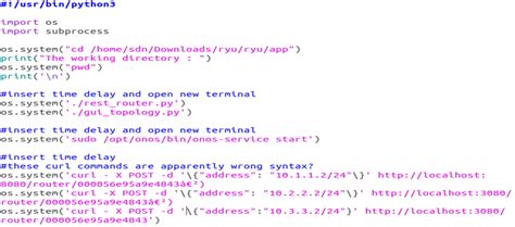 Solved Within A Ubuntu Vm Running Gns I Have Some Python Chegg