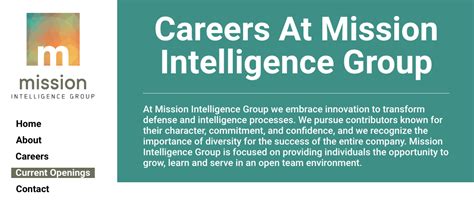 Job Listings Mission Intel Jobs