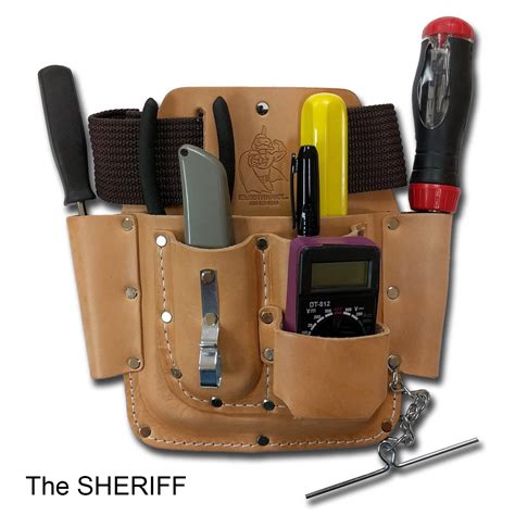 Electriduct Genuine Leather Tool Belt Pouches