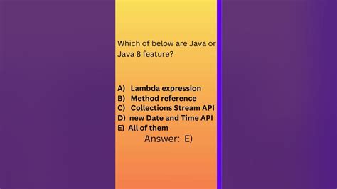 java8 features javamcqs javamcq java8features javamethodreference javalambda javastreams