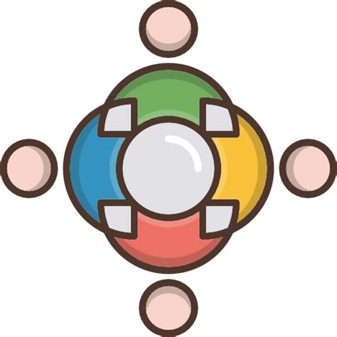 팀워크 아이콘 Cubydesign Lineal Color Freepik