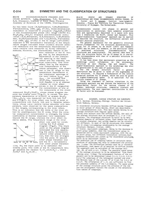 Pdf Static And Dynamic Structure Of Quasicrystals And Other Incommensurate Crystal Phases