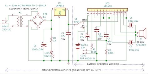 A Simple Audio Amplifier With Dual Power Source Full Diy Project