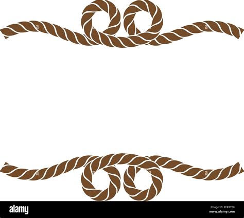 Rope Border Vector Illustration Design Template Stock Vector Image And Art Alamy