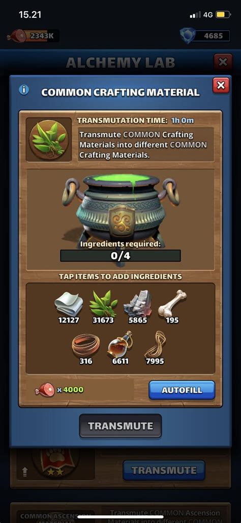 Is There Any Faster Way In Putting Stuff Into Alchemy Lab I Already