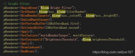 聊聊引擎底层如何实现bloom渲染算法游戏引擎 Bloom Csdn博客