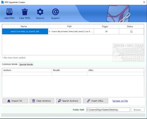 PDF Hyperlink Creator
