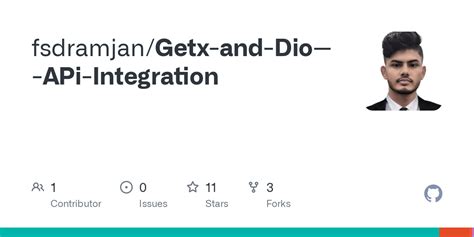 Github Fsdramjangetx And Dio Api Integration