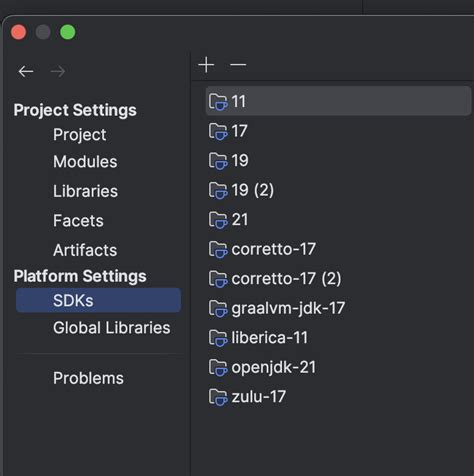 Temurin 21버전 Project Jdk Misconfigur 인프런 커뮤니티 질문and답변