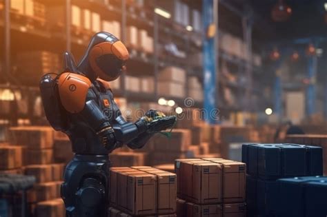 Warehouse Robot Ai Stock Illustrations 1158 Warehouse Robot Ai Stock Illustrations Vectors