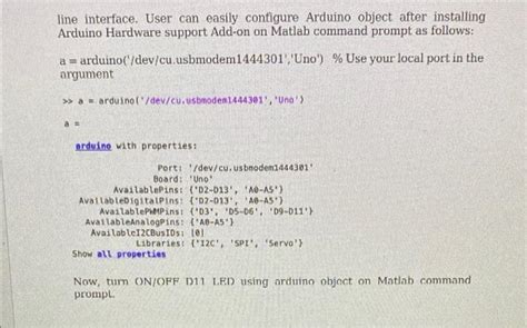Exercise 1 Arduino Interface To Matlab This Example Illustrates
