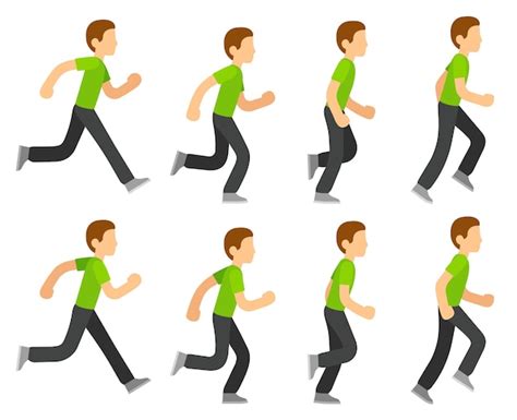 Running Man Animation Frames