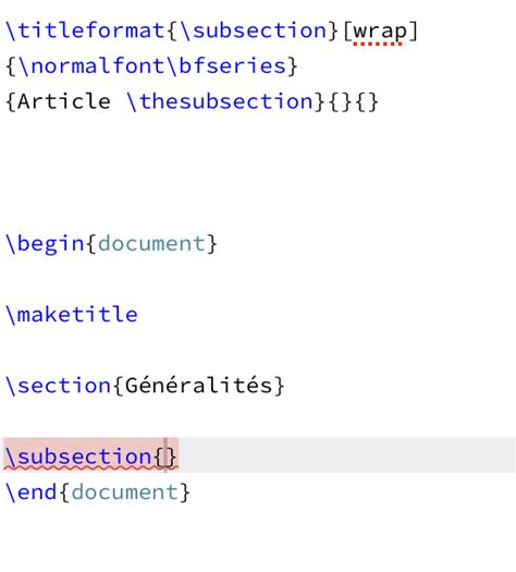 How Can I Make It So My Custom Sub Section Doesnt Automatically Have A Line Break I Want