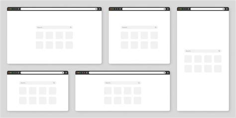 Browser Mockup Vector Art Icons And Graphics For Free Download