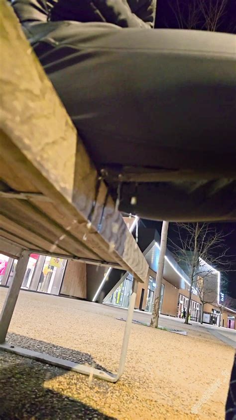 Piss Leather Pants On Bench