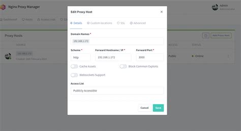 Goaccess Docker Image For Nginxproxymanager Nginxproxymanager