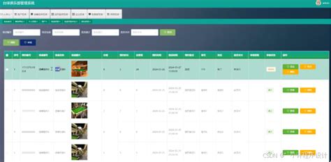 计算机毕业设计springboot台球俱乐部管理系统 基于spring Boot的台球俱乐部信息化管理系统设计与实现 Spring Boot