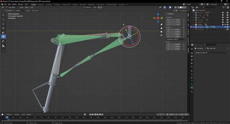 Complex Rigging Landing Gear Animation And Rigging Blender Artists Community