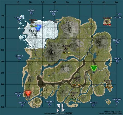 Mapa De Ark Mapa