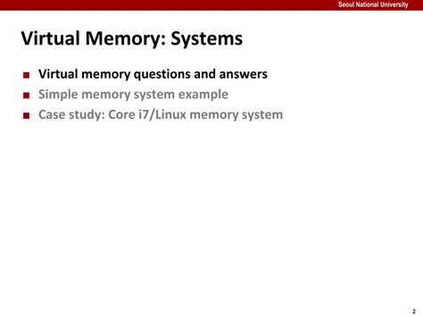 Ppt Virtual Memory Systems Powerpoint Presentation Free Download
