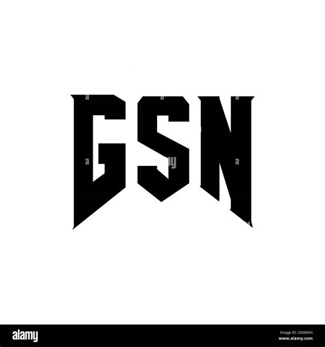 Gsn Logo Design Stock Vector Images Alamy