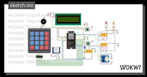Coursework Alarm Wokwi Esp32 Stm32 Arduino Simulator