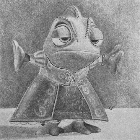 C On Instagram Pascal Is Such A Mood Pascal Tangled Disney Artph Artsketch Drawing