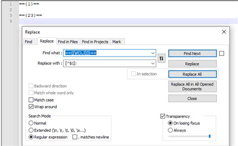 Notepad Regex Replace Makeshift Footnotes Format With Proper Markdown