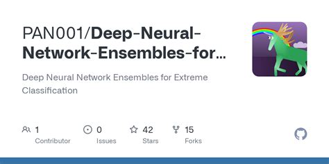 github pan001 deep neural network ensembles for extreme