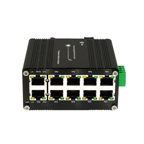 Mini Port T Gigabit Compact Industrial Ethernet Switch Din Rail Mounting