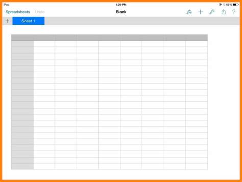 Free Blank Chart Templates Beautiful Best Printable Excel Spreadsheets Templates Excel
