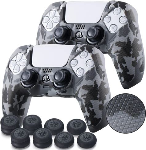 Yorha Grip Texture Silicone Skin For Ps5 Controller X 2 Yorha Grip Texture Silicone Skin For Ps5 Controller X 2