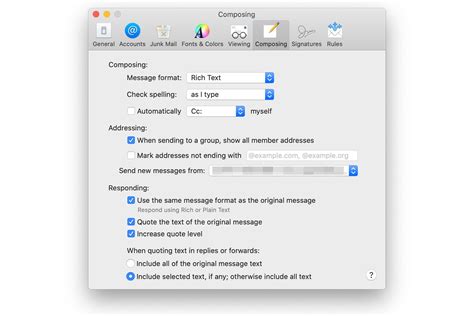 Change The Default Font In The Mac S Mail Program