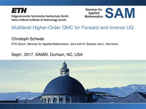 Program On Quasi Monte Carlo And High Dimensional Sampling Methods For Applied Mathematics