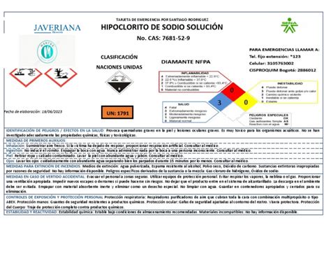 Hipoclorito De Sodio Solucion Pdf Agua Respiración