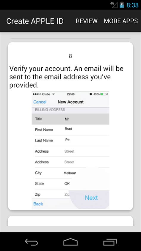 How To Create An APPLE ID APK For Android Download