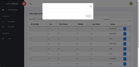 Cant Pass The Datatable Data To Modal Mvc C Stack Overflow