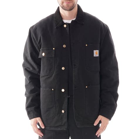 Carhartt Wip Og Chore Coat Black Stuarts London