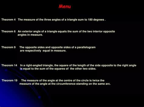 PPT Menu PowerPoint Presentation Free Download ID