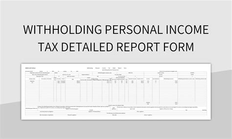 Tax Withholding Excel Spreadsheet At William Wickens Blog