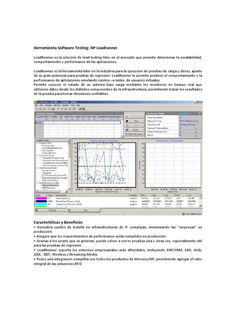 hp loadrunner pdf pruebas de software planificación de recursos empresariales