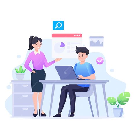 Premium Vector Data Analysis Design Concept Analysts Working People